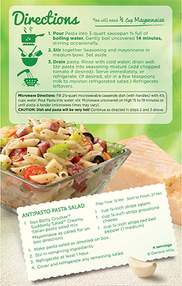 Suddenly Pasta Salad™ Creamy Italian - Italian Pasta Salad
